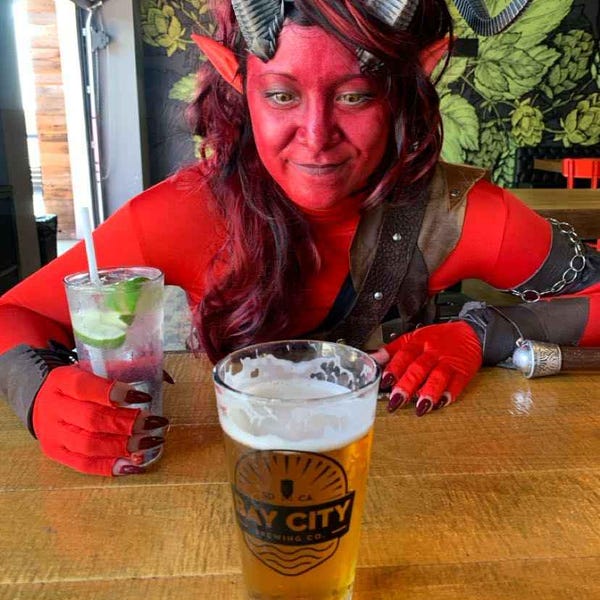 Devil Raphael Haarlep Incubus Horns Hand Painted Cosplay Replica Baldur ...