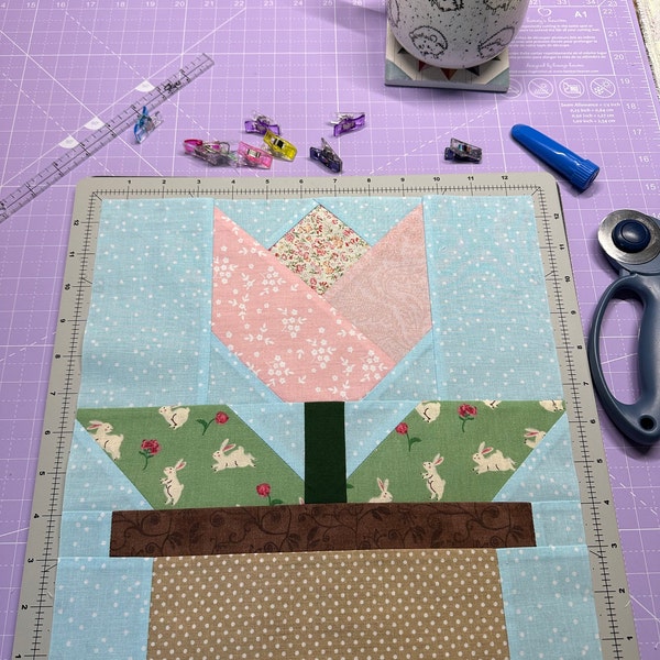 PDF Spring Quilt Pattern - Tulip Quilt Pattern - Etsy