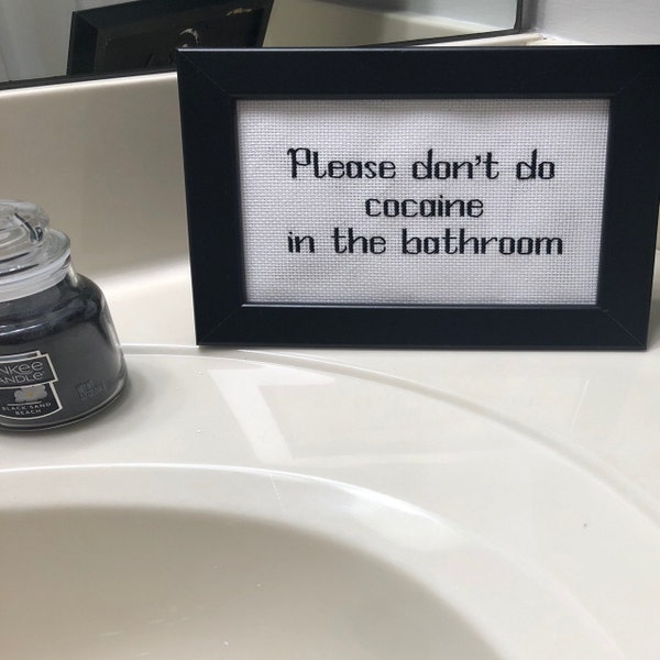 No Longer Living in Sin Custom Funny Cross Stitch Bohemian Wedding or ...