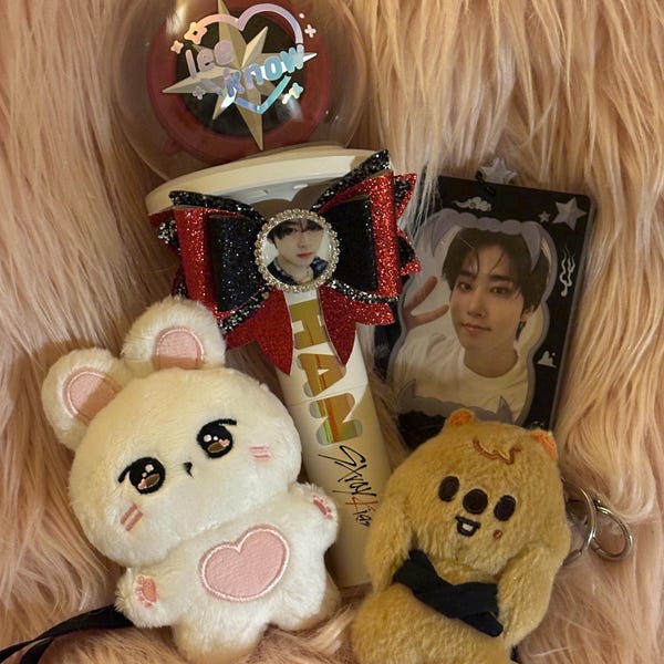 Stray Kids Bias Photo Light Stick Bow Accessory Bang Chan, Lee Know ...