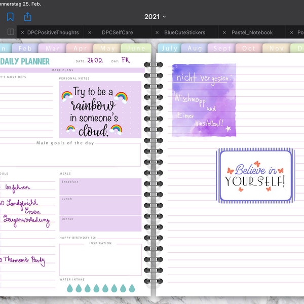 Back to School Digital Stickers, Student Precropped Digital Planner ...