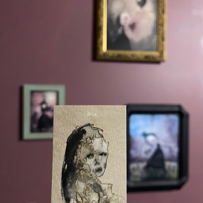 8x10 Forest Witch print of an Original Painting - Etsy