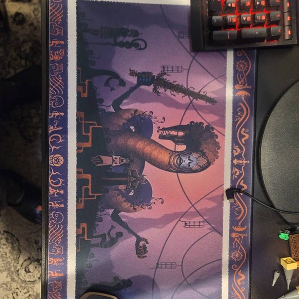Dragon Quest 4 Cover Art - Gaming Desk Mat, Two Variations, Different ...