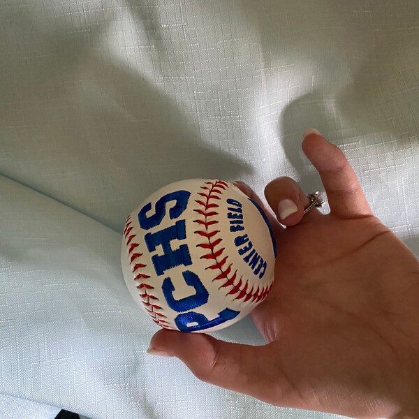 Custom Embroidered Baseballs - Etsy