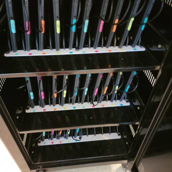 Classroom Laptop Label for Classroom Organization With Color Coded ...