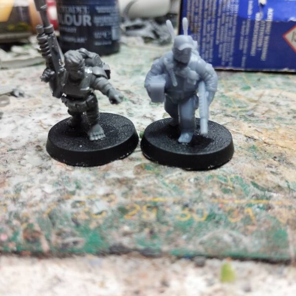 Imperial Halfling Recon Team 2 | 3D Printed Resin Miniature | by Red ...
