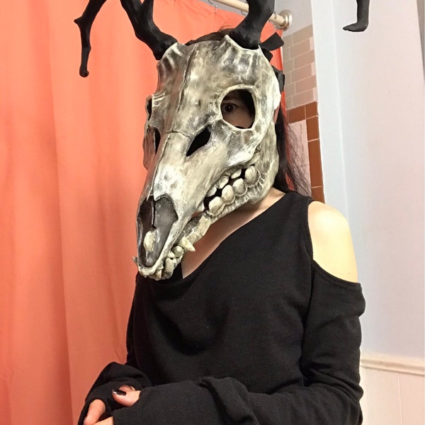 Wendigo Mask Wicked Horns - Etsy