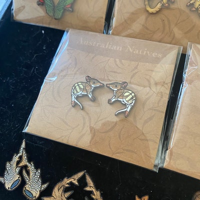 Handmade Wooden Magpie Pin I Australian Native Animals - Etsy Australia