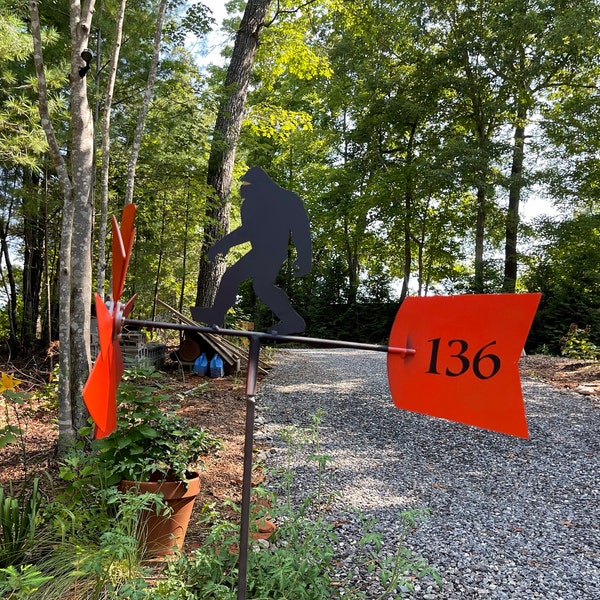 Bigfoot Wind Spinner, Bigfoot Gifts, Bigfoot or Sasquatch WS313 - Etsy
