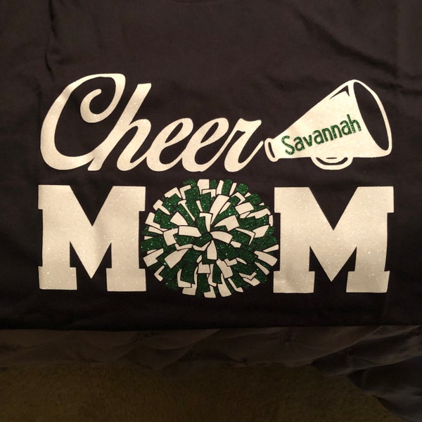 Cheer Mom Shirt, Cheerleader Cheer Shirts, Cheer Shirt, Cheerleading ...