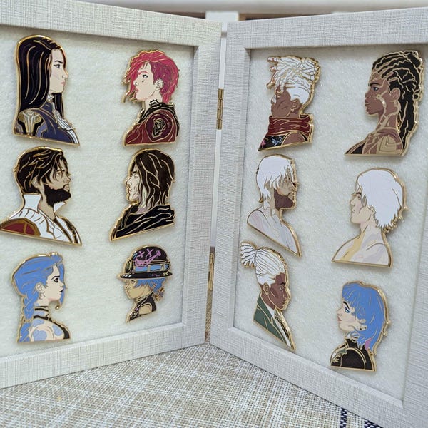 Pin Badge Display Metal-frame, Enamel Pin Display Box for Collector ...