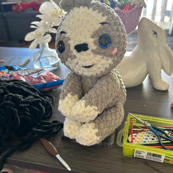 PATTERN: Sid the Plush Sloth Pattern - Amigurumi Sloth Pattern ...