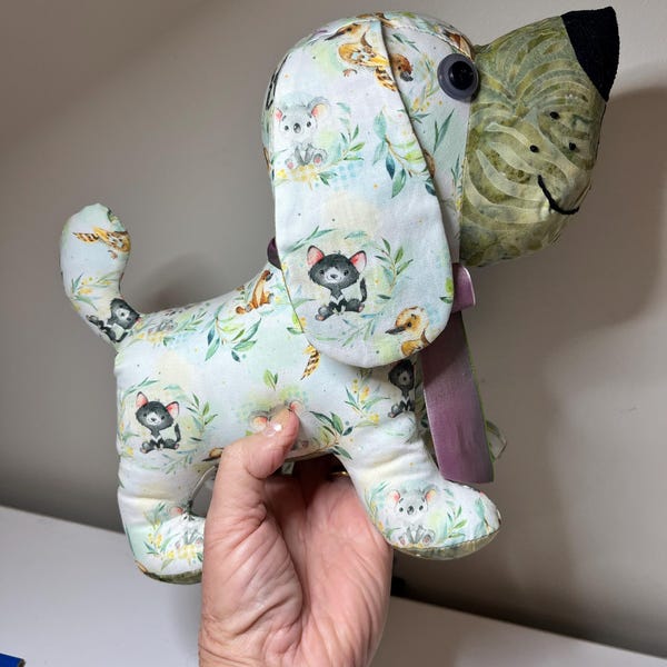 Stuffed Animal - Standing Puppy Dog | PDF Sewing Patterns & Tutorials ...