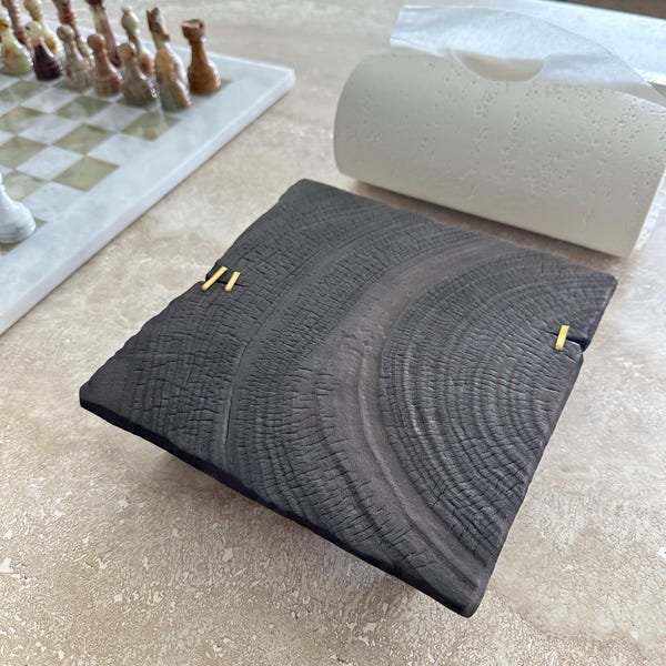 Wabi Sabi Tea Tray | Charred Camphor Wood Tea Board | Gongfu Tea Table ...