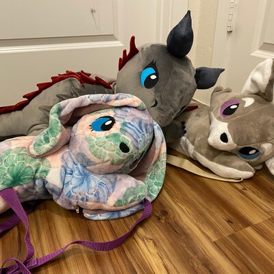 Plush Backpack Sewing Pattern .pdf Tutorial Stuffed Animal Cat - Etsy ...