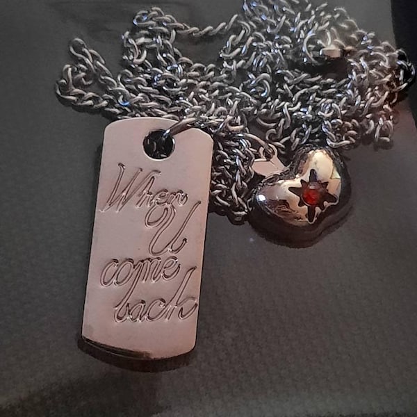 Love and Deepspace Caleb When U Come Back Pendant, Caleb Necklace ...