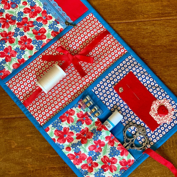 Simple Sewing Folder Pattern – Embroidered Needle Book / Sewing ...