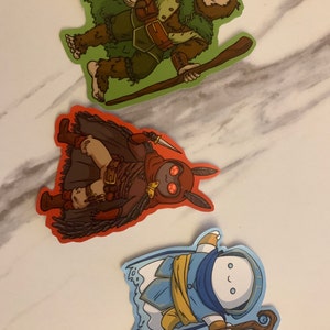 Cryptid Prints Trio Dnd Cryptids Rogue Mothman Druid | Etsy