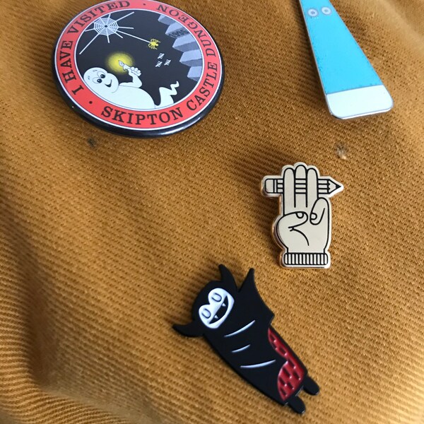 Vampire Enamel Pin - Etsy
