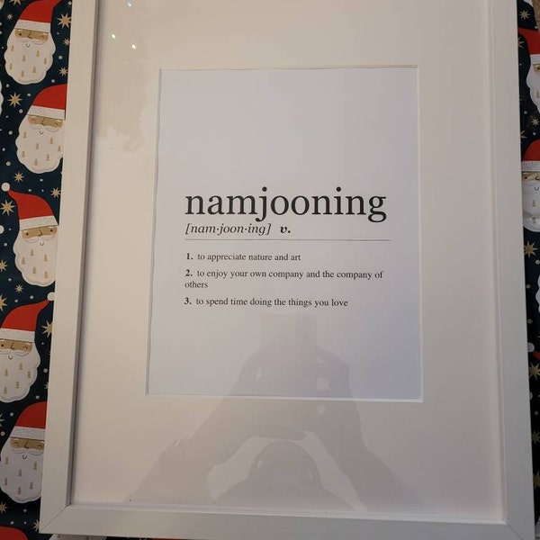 Namjooning Print Digital Download - BTS - Kim Namjoon Poster - Bangtan ...