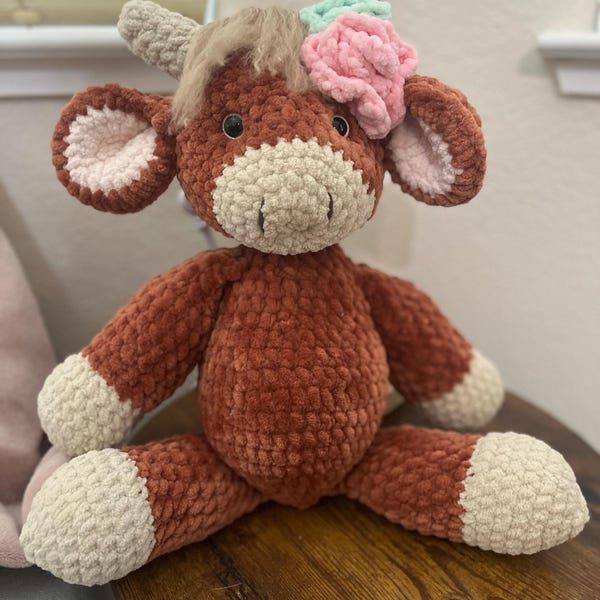 Highland Cow Crochet Pattern- Mod for "colbie the Cow" by When Crafting ...