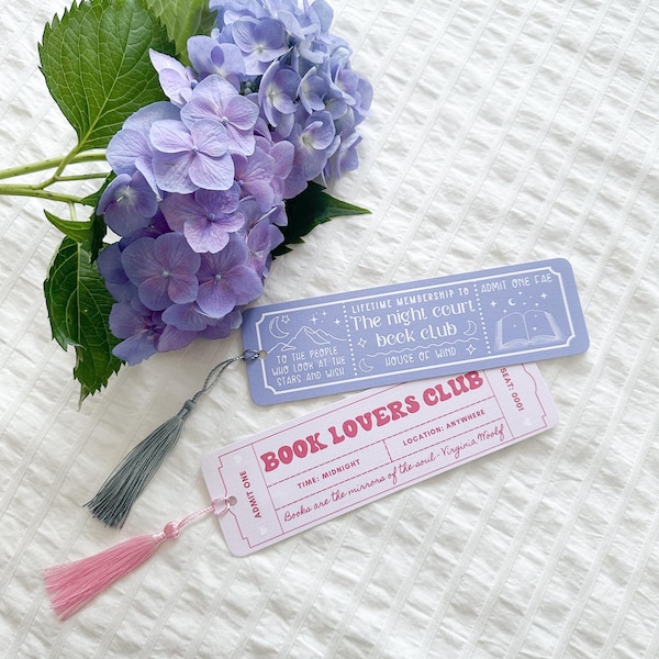 Night Court Book Club Bookmark | A Court of Bookmark | Fantasy Bookmark ...