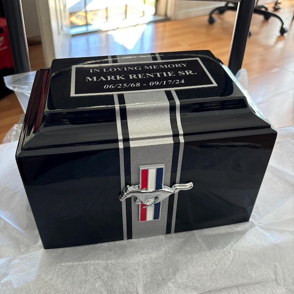 222 Ford Mustang Car Funeral Memorial Adult Cremation Urn - Etsy