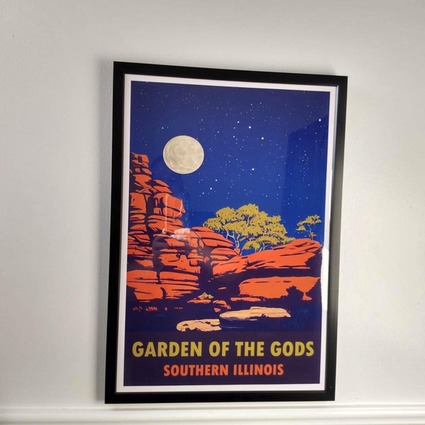 Red Rocks Park and Amphitheatre | Colorado | Travel Poster | High ...