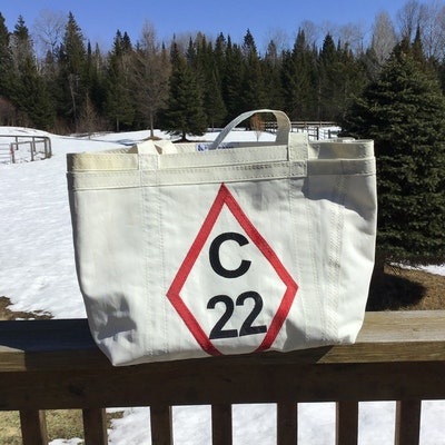 Sailboat Halyard / Sheet Bag V2.0 Sunbrella Cadet Grey - Etsy