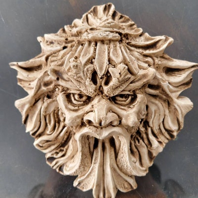 Satyr Pan Head Wall Hanging Pagan Celtic Mythology Demon Devil - Etsy
