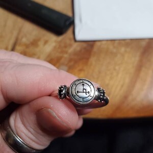 Asmodeus Ring Sigil of Asmodeus Silver 925 Asmodeus Minimal - Etsy