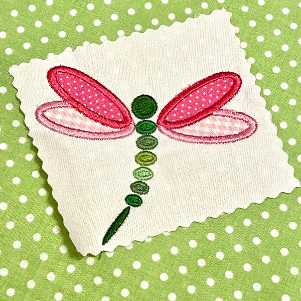 Dragonfly Applique Design. Dragonfly Embroidery Design. Embroidery ...