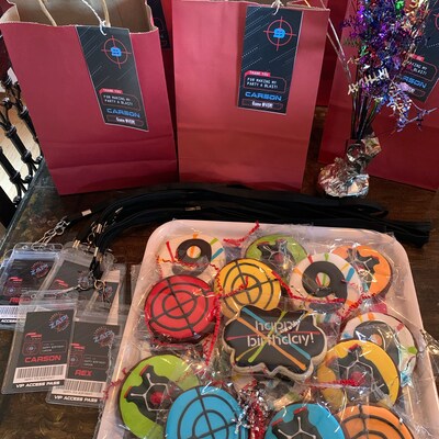 Laser Tag Sugar Cookies - Etsy