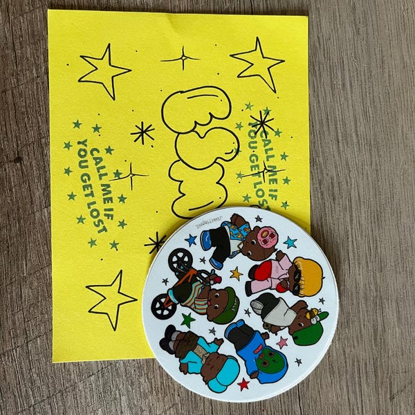 Cherry Bomb Kart Tyler the Creator STICKER Vinyl Fanart Igor Goblin ...