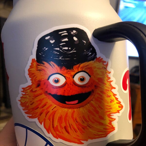 Gritty Vinyl Sticker - Etsy