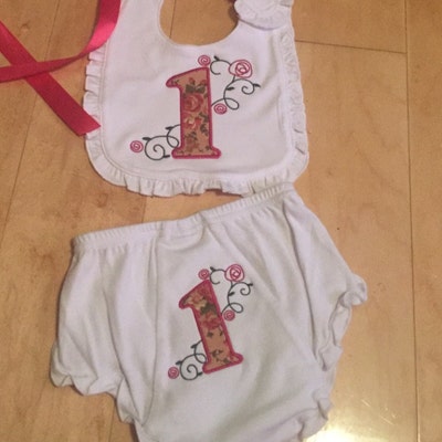 Rose Flower Applique Number One Machine Embroidery Design Instant ...