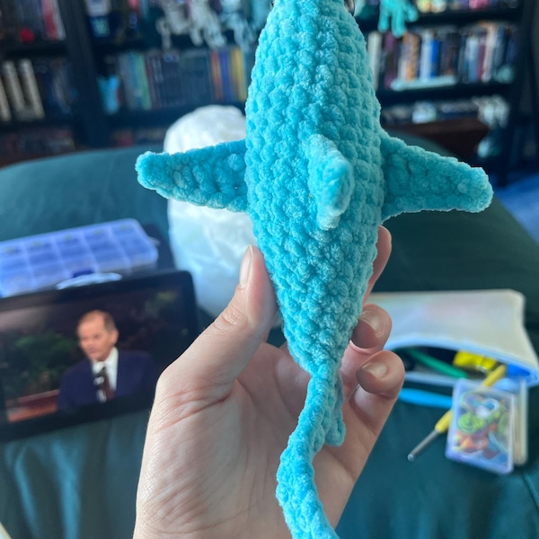 Thresher Shark Crochet Pattern | Anxious Shark Amigurumi PDF | LOW SEW ...