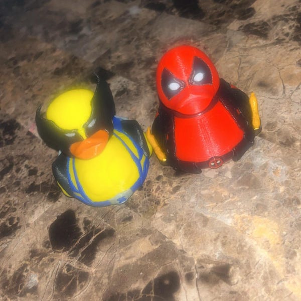 DEADPOOL and WOLVERINE Premium Ducks | Available in 4 Sizes | Deadpool ...