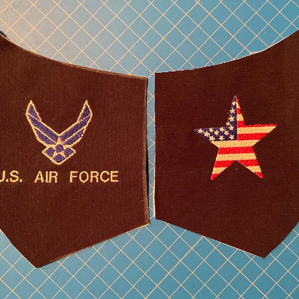USAF Inspired Embroidery Machine Design in 4 Sizes to Fit 4" X 4" and 5 ...