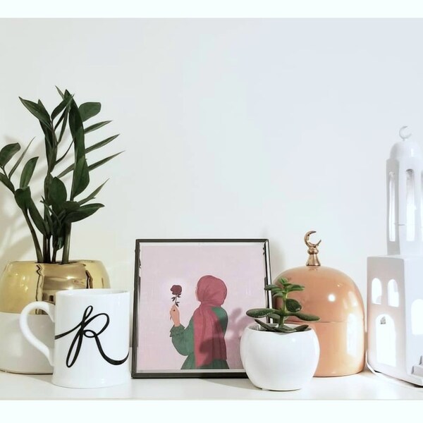 Flower Hijabis | Die Cut Sticker Series | Cute Hijabi Stickers ...