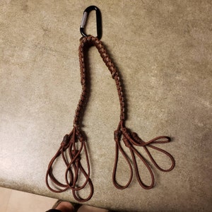Paracord Small Game Tote Carrier Strap Orange & Olive - Etsy