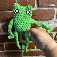 Ribbit Frog Froggie Long Legs Crochet Pattern - Etsy Canada