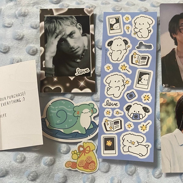 DIY Toploader Deco Kit read Description Kpop Bts Stationary Coquette ...