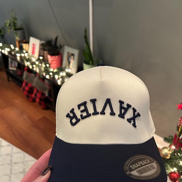 Dallas Upside Down Hat | Customize This Hat With Your Own Text | Off ...