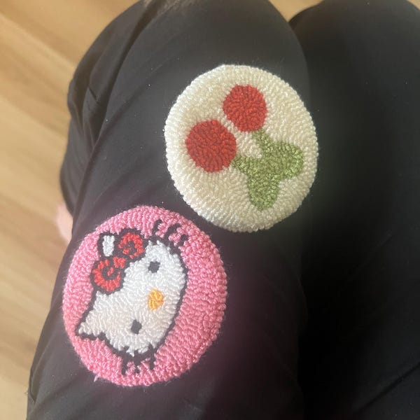 Perfect Halloween Gift, Creepy Decor, Halloween Coaster, Punch Needle ...