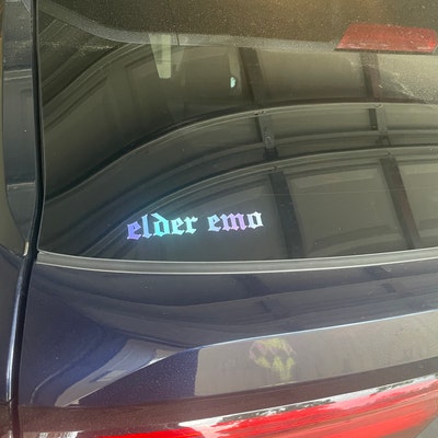 Elder Emo Vinyl Decal Car Window Rearview Mirror Bumper Laptop Sticker ...