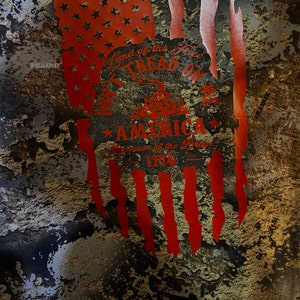 Fire Fighter Tattered Flag SVG PNG CNC Laser Vinyl - Etsy