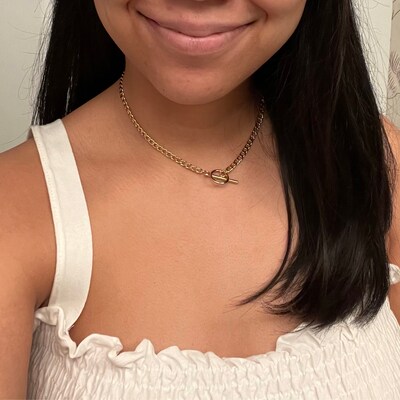 Toggle Necklace Gold Toggle Necklace, Toggle Necklace Gold, Toggle ...