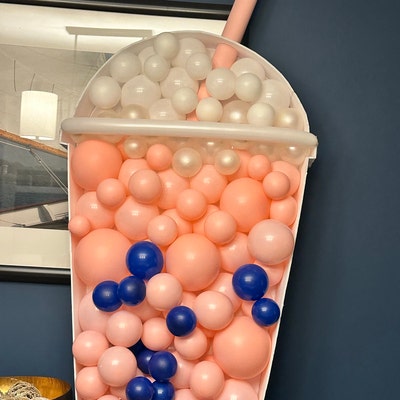 DIY Boba Balloon Template, Boba Balloon, Boba Decor, Boba Party Ideas ...