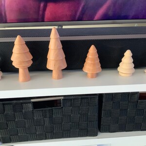 Montessori Triangle Wooden Stacker Toy Wood Stacking Pyramid - Etsy